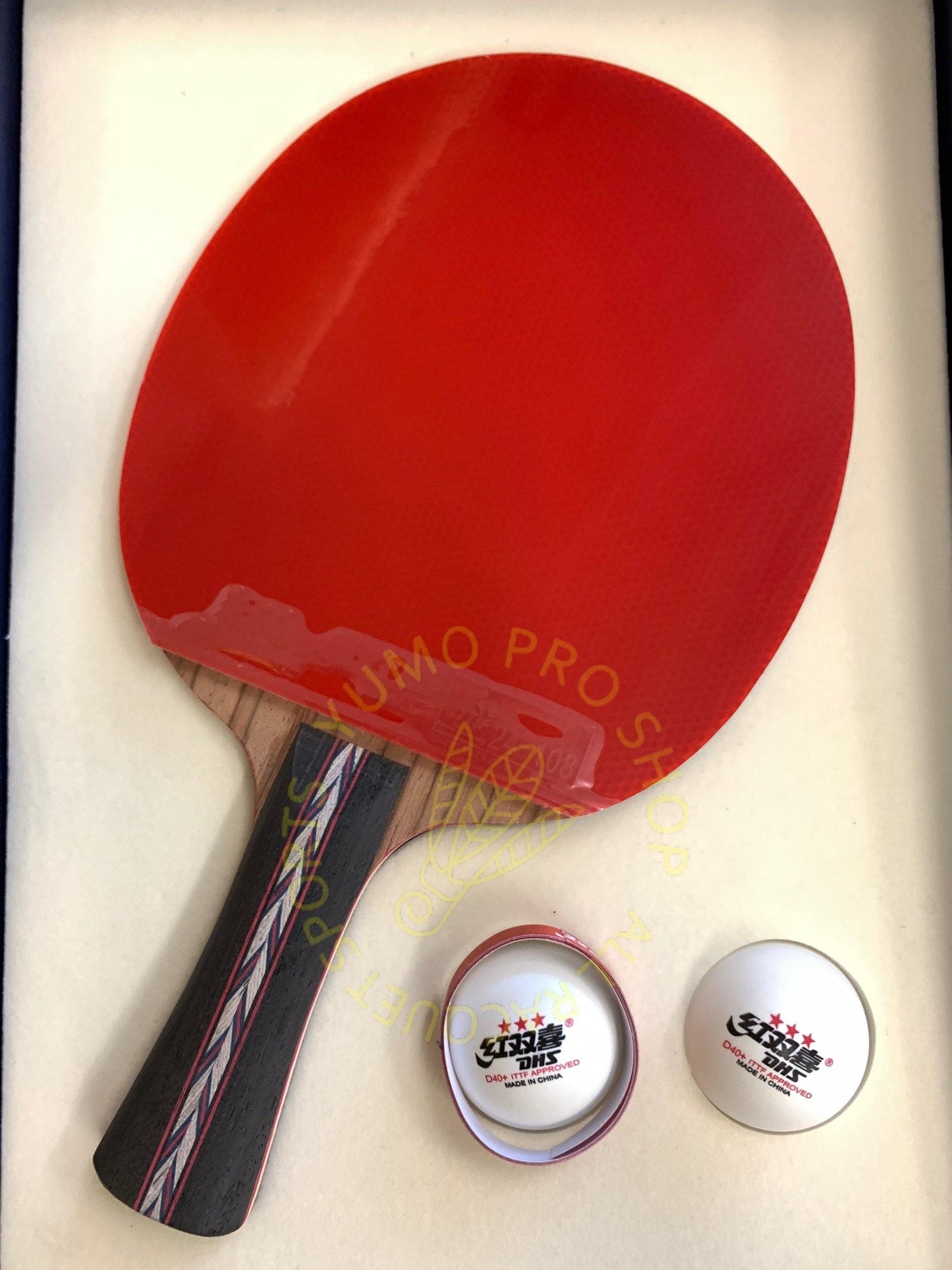 DHS Hurricane No.6 Shakehand Racket Set - [giftbox set] DHS tabletennis ...